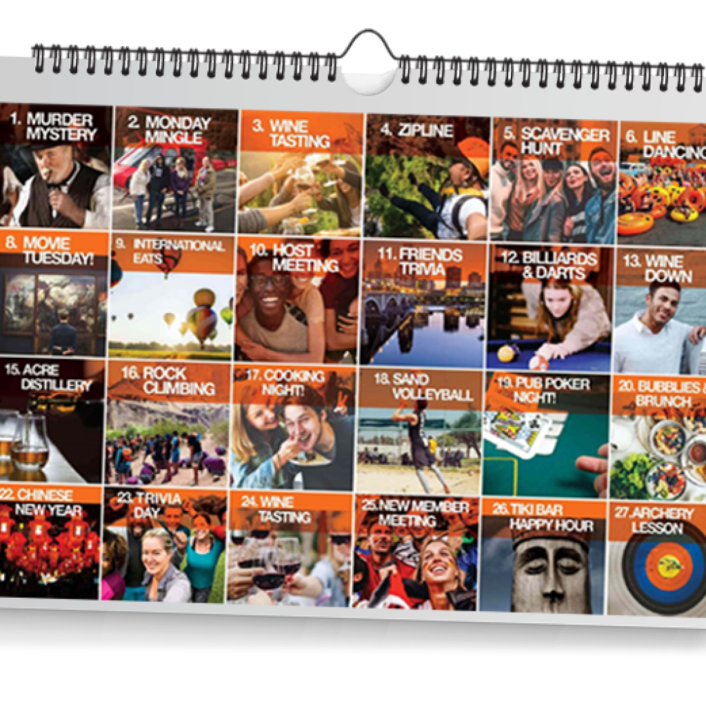 Event Calendar for Fun Singles | Events & Adventures